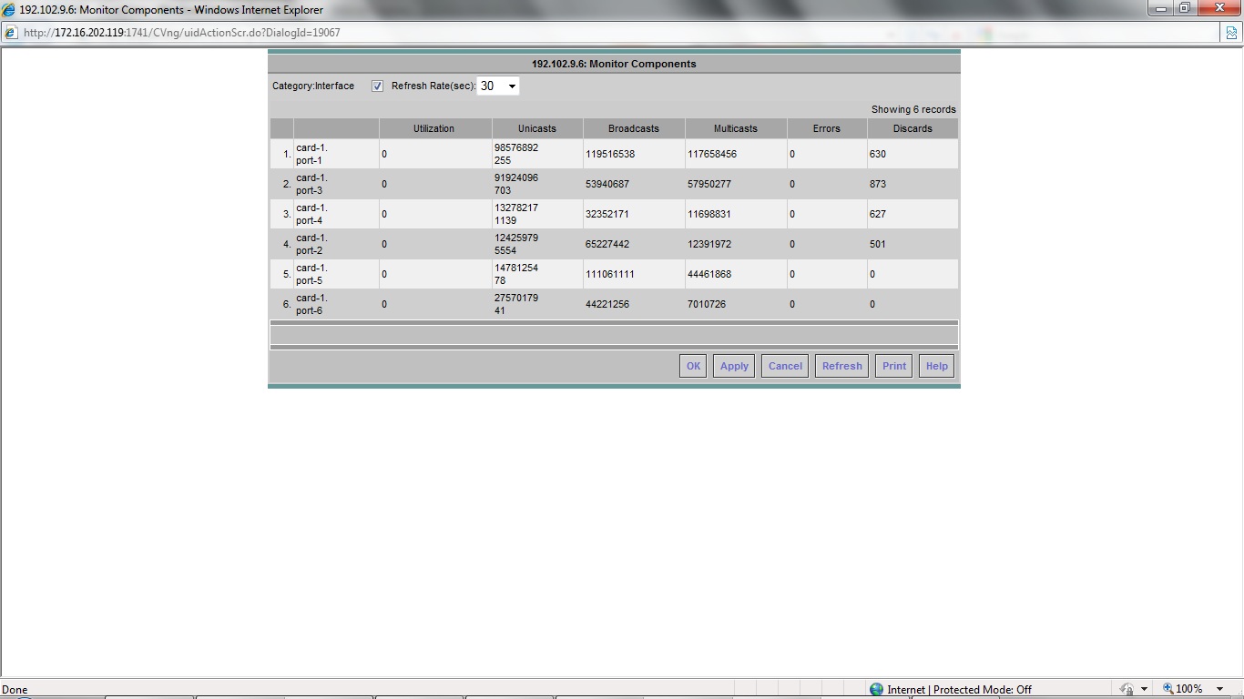 CiscoView utilization percentages not updating - Cisco Community CiscoView utilization percentages not updating - Cisco Community